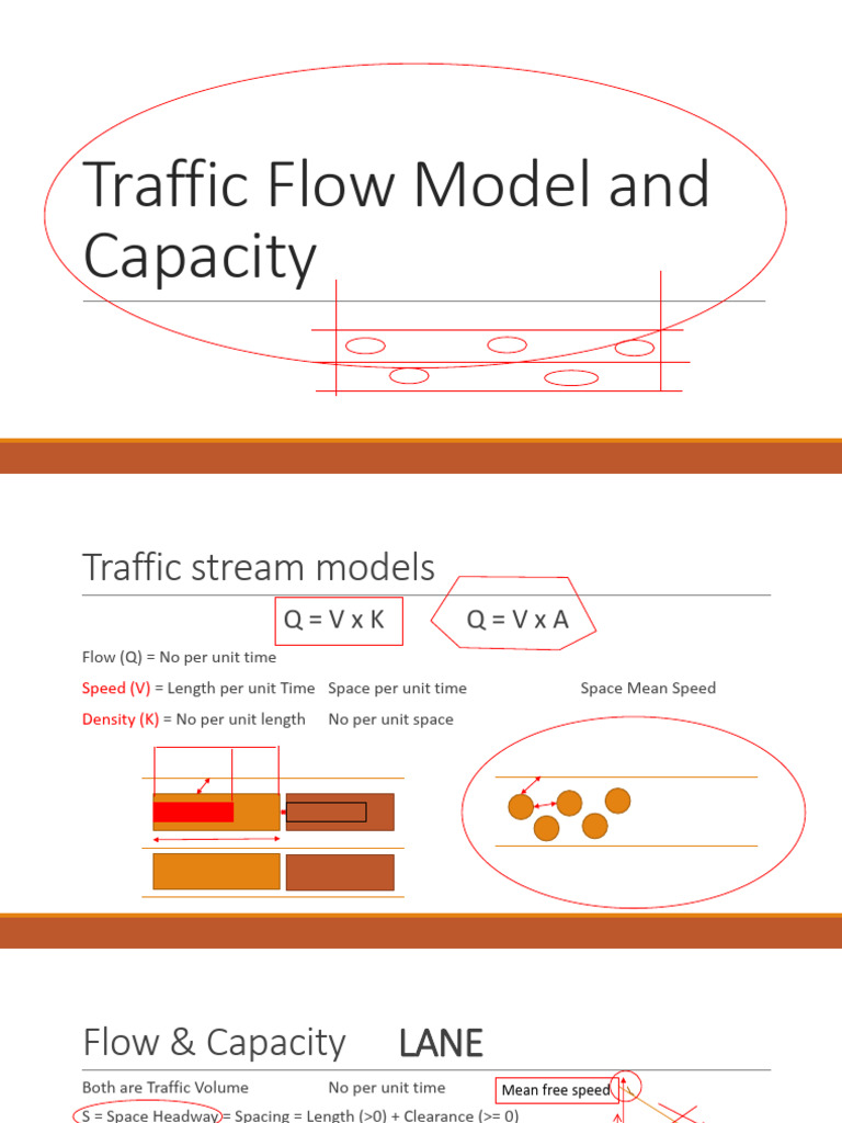 Traffic Flow and Capacity Analysis | PDF | Lane | Transport