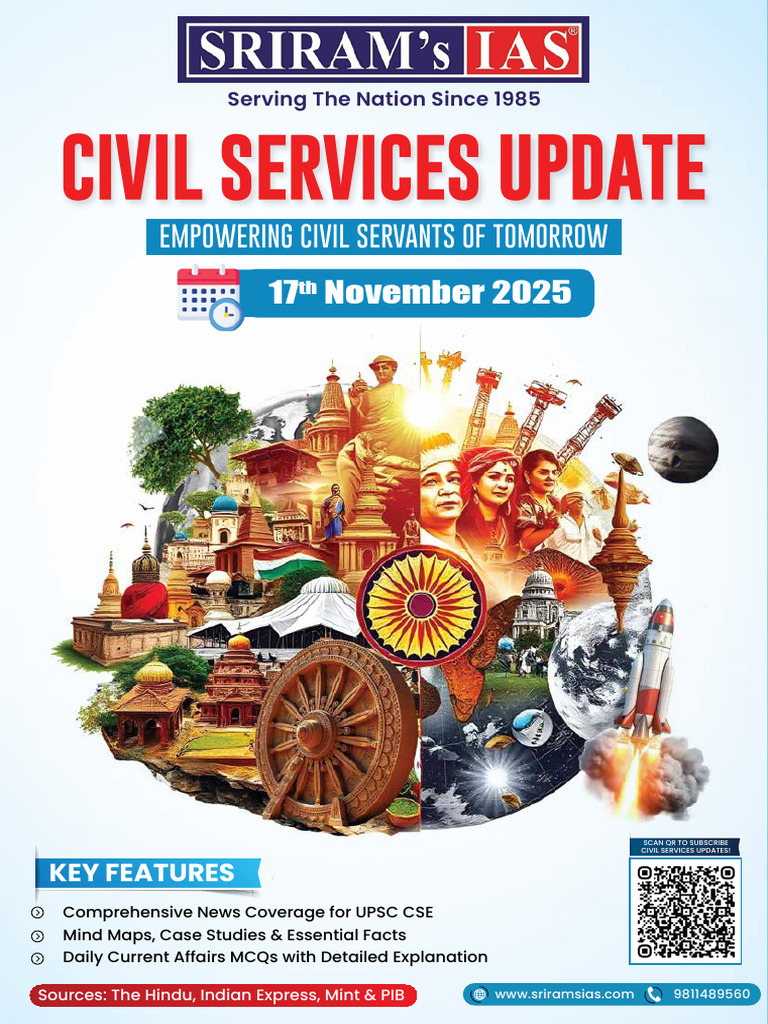 Civil Services Update (17th November, 2025) | PDF