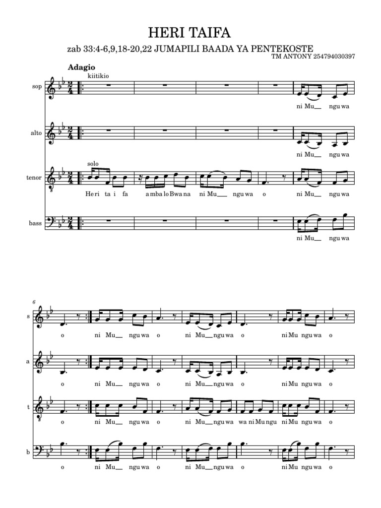 Heri Taifa PDF Tm Antony | PDF