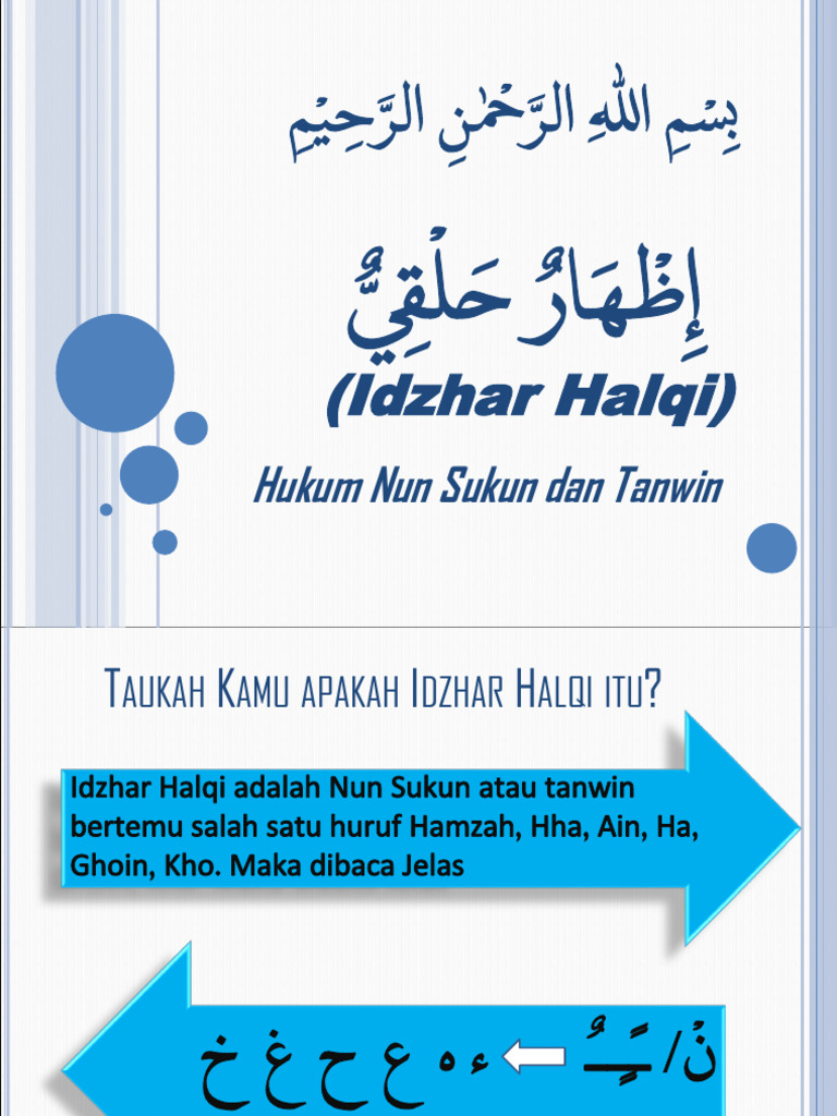 Idzhar Halqi | PDF