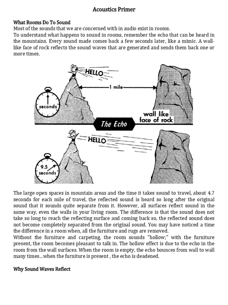 Acoustics | PDF | Sound | Waves