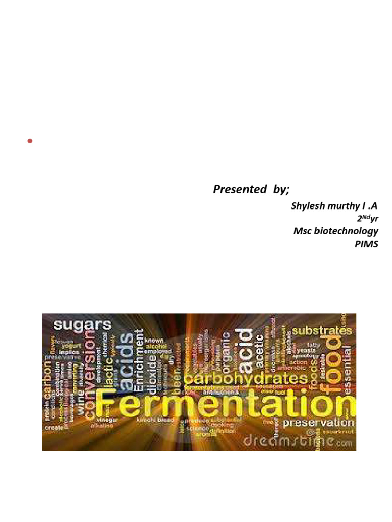 1814 Fermentation Process | PDF | Fermentation | Chemistry