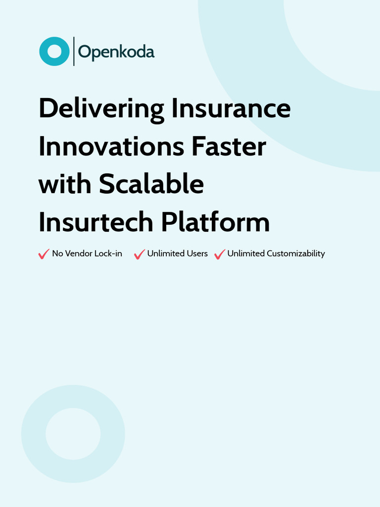 Scalable Insurtech Solutions Explained | PDF | Insurance | Databases