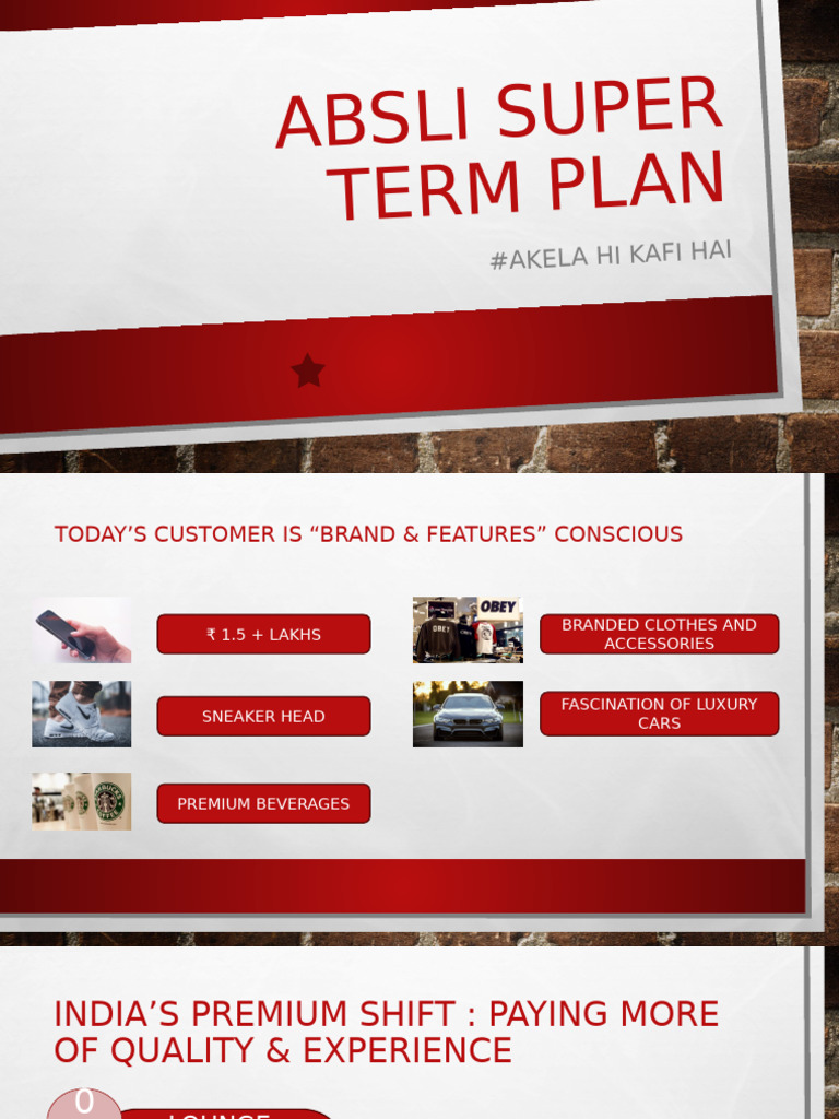 ABSLI Super Term Plan | PDF | Financial Services | Economies