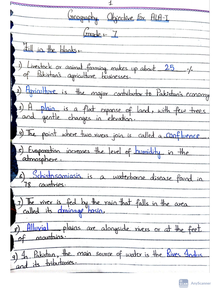 Geography Objective ALA-1 | PDF