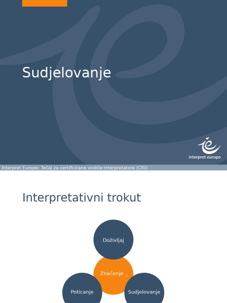 Sudjelovanje U Intrepret Europe | PDF