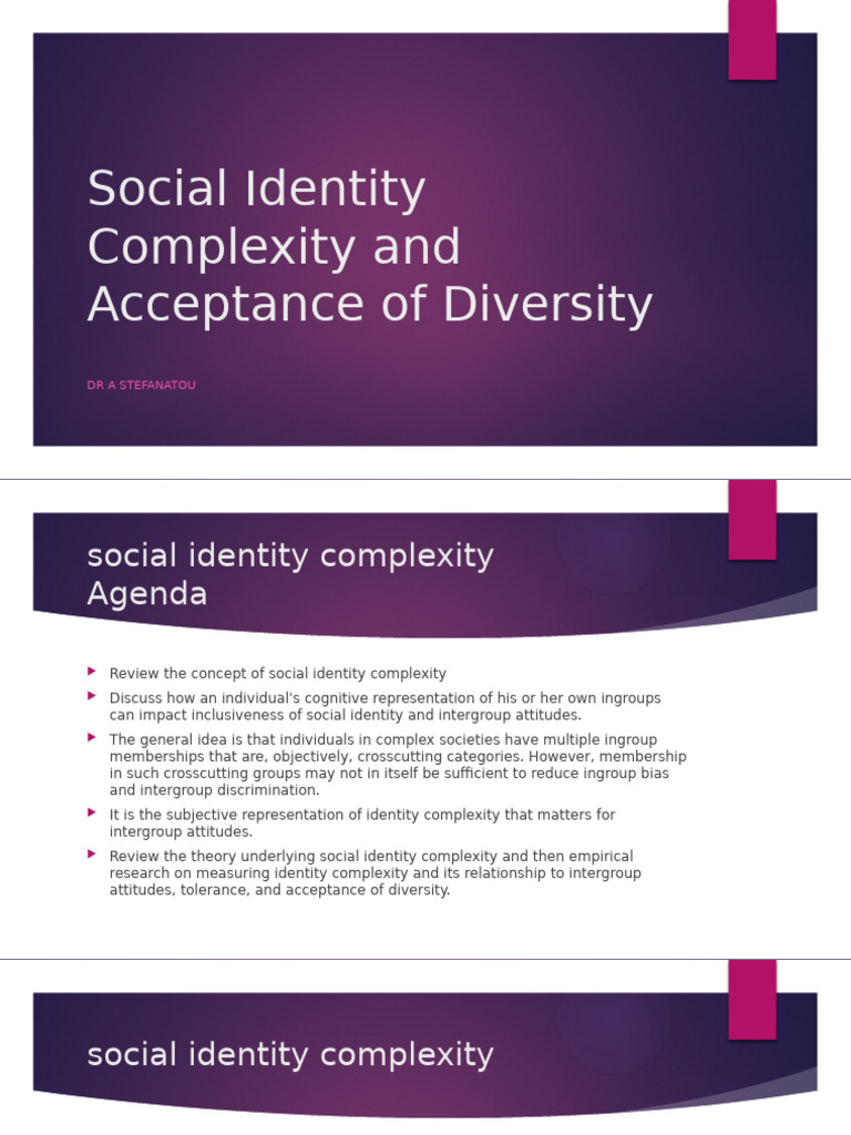 Understanding Social Identity Complexity | PDF | Identity (Social ...