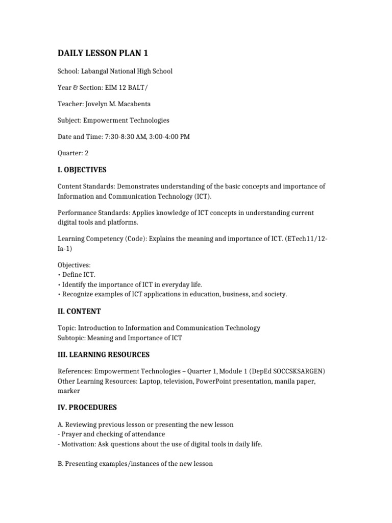 DLP Empowerment Technologies Module1 | PDF | World Wide Web | Internet & Web