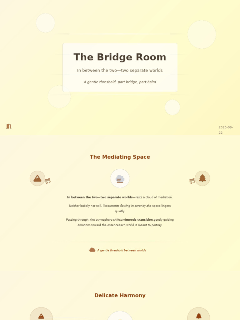 The Bridge Room | PDF