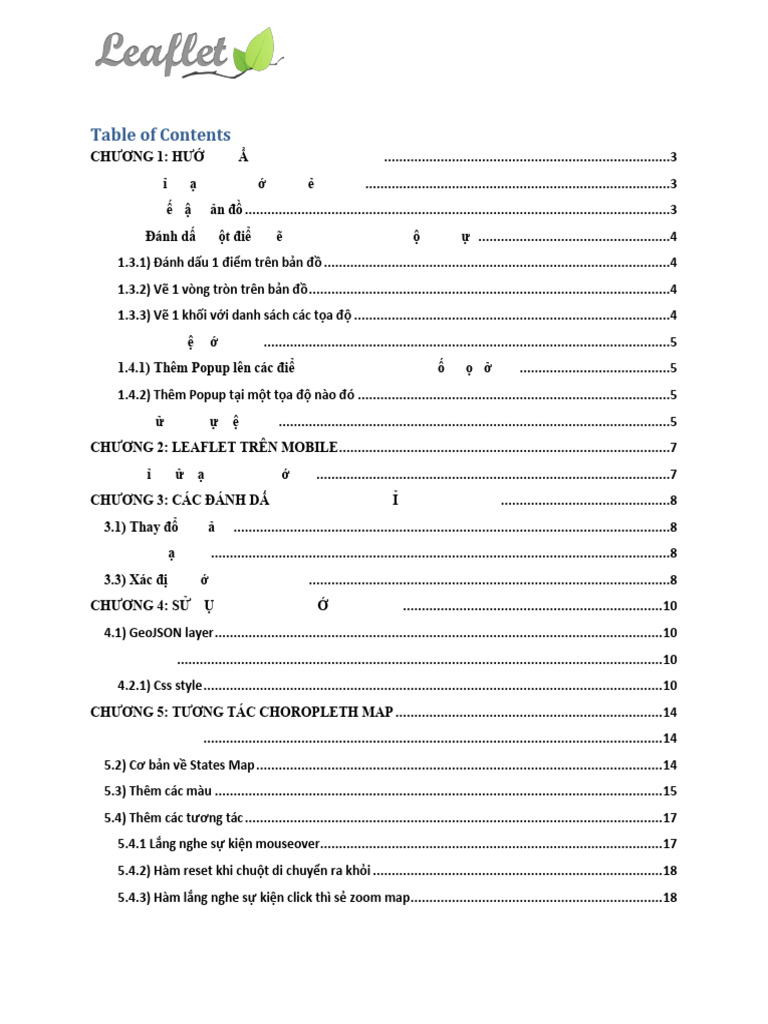 Huong Dan Su Dung Leaflet Co Ban | PDF