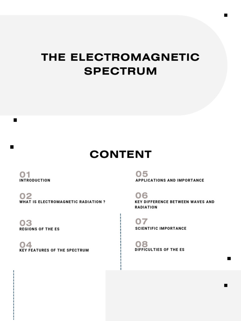 Understanding the Electromagnetic Spectrum | PDF | Electromagnetic ...