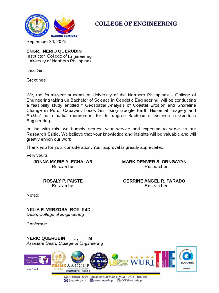 Sample Letters | PDF