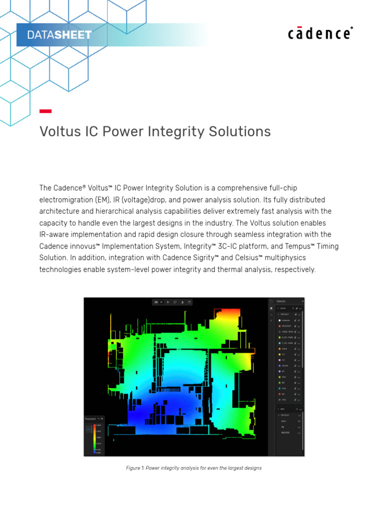 Voltus Ic Power Integrity Solutions | PDF | Artificial Intelligence | Intelligence (AI) & Semantics