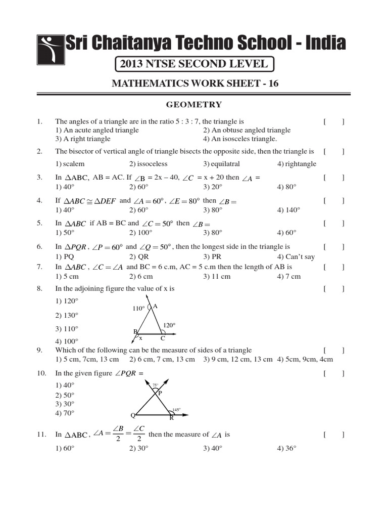 Geometry 2 | PDF | Triangle | Elementary Geometry