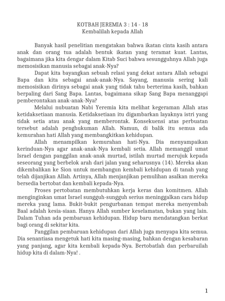 Kotbah Partangiangan, 11 September 2025 | PDF