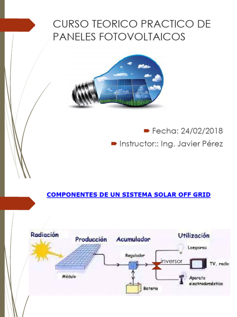 Curso de Instalación de Paneles Solares | PDF | Fusible (Eléctrico ...