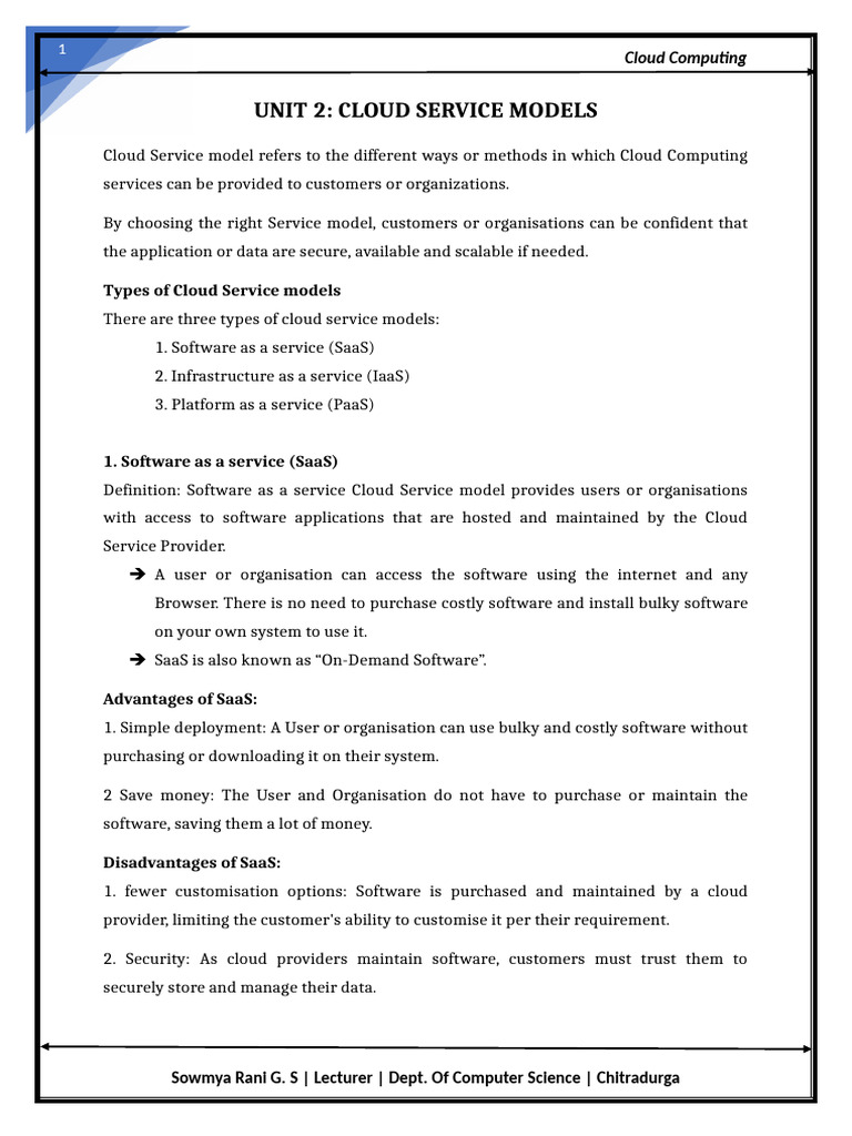 CC CH2 | PDF | Cloud Computing | Software As A Service