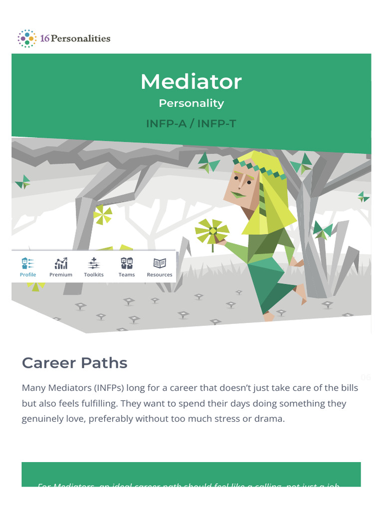 Career Paths for INFP Personalities | PDF