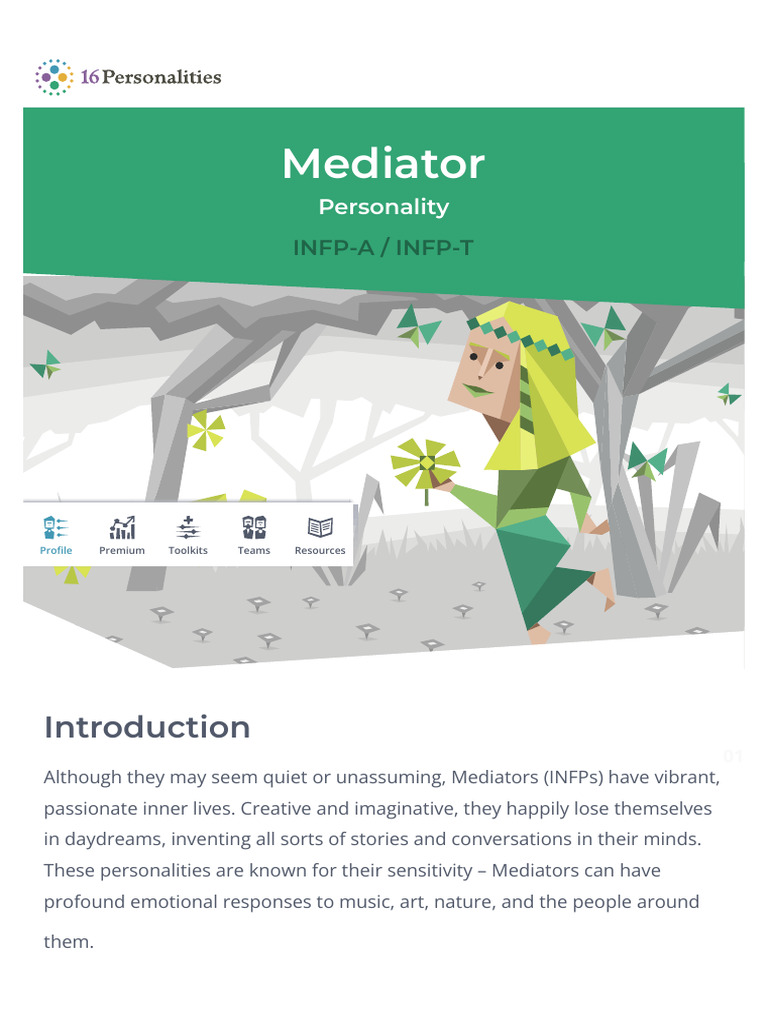 Introduction - Mediator (INFP) Personality - 16pe | PDF | Middle Earth ...