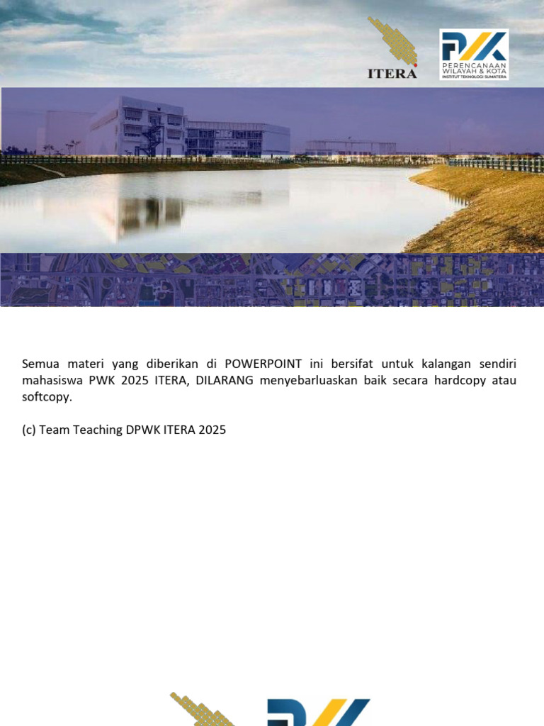 Perencanaan Wilayah dan Kota 2025 | PDF