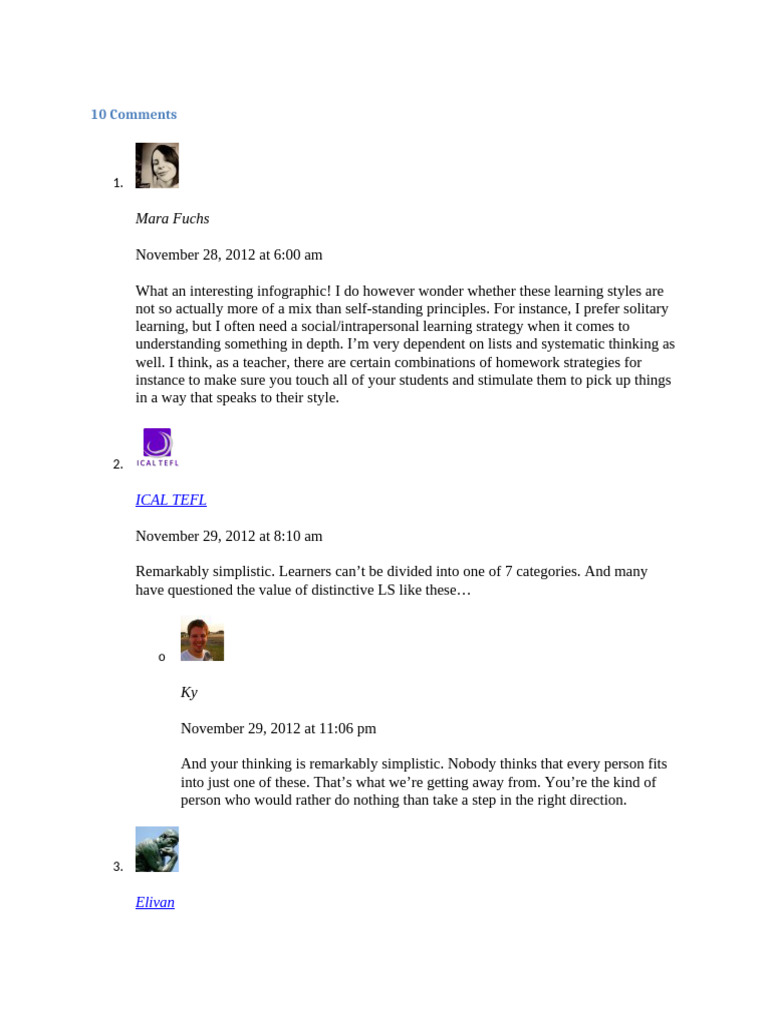 Debating Learning Styles and Intelligence | PDF | Learning | Behavior ...