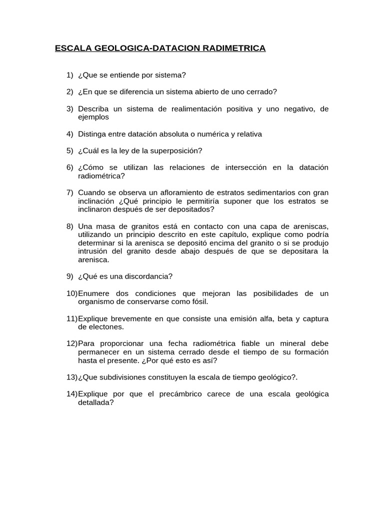 Datación | PDF
