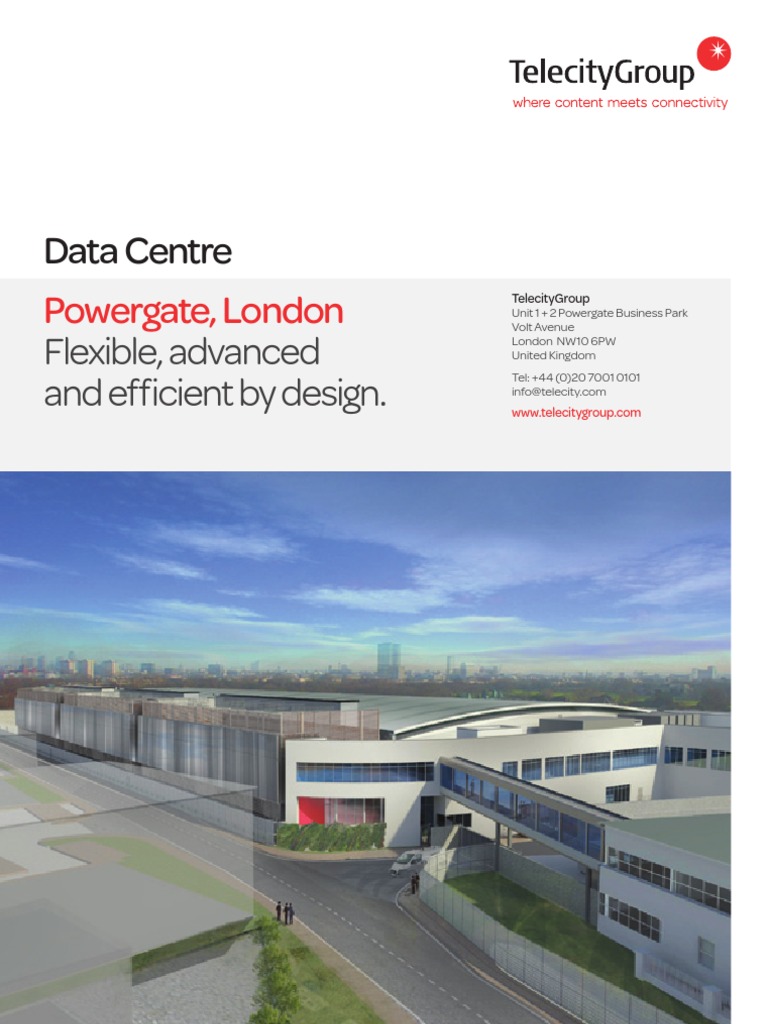 TC Powergate Data Centre D | PDF | Data Center | Efficient Energy Use