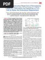 1T1C 3D HZO FeRAM With High Retention Gt125 C and High Endurance Gt1E13 ...
