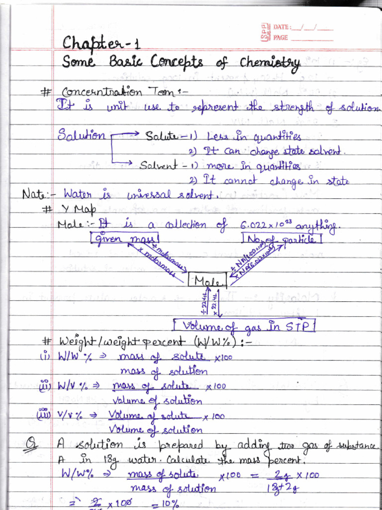 Mole Concept-1 | PDF