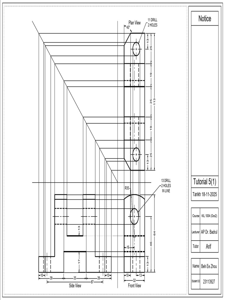 Tutorial 5(1) _23113927 | PDF