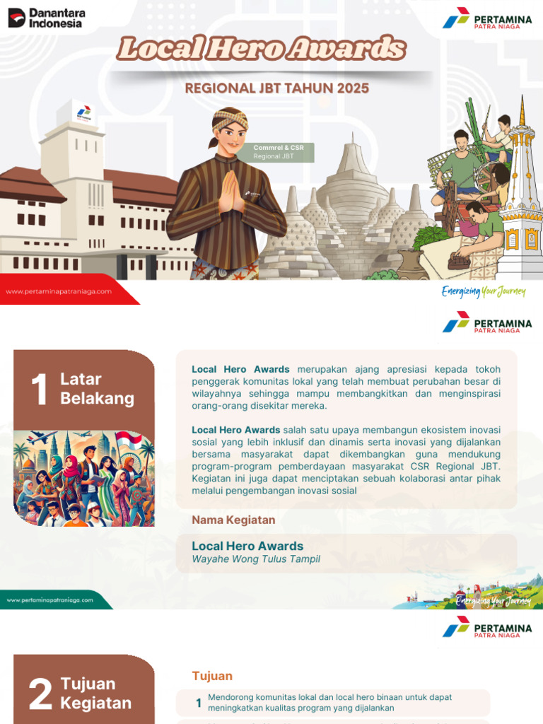Penghargaan Local Hero 2025 JBT | PDF