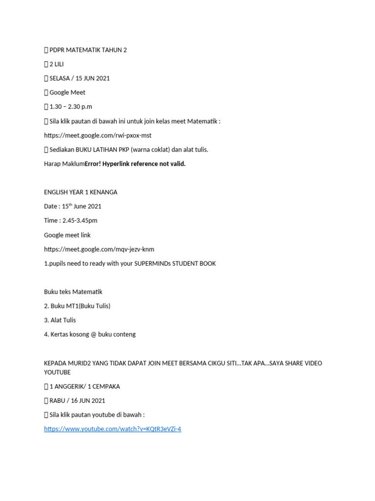 Pdpr Matematik Tahun 2 Pdf