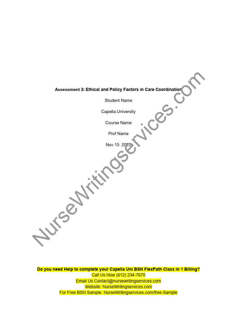 Ethical Factors in Mental Health Care Coordination | PDF | Mental ...