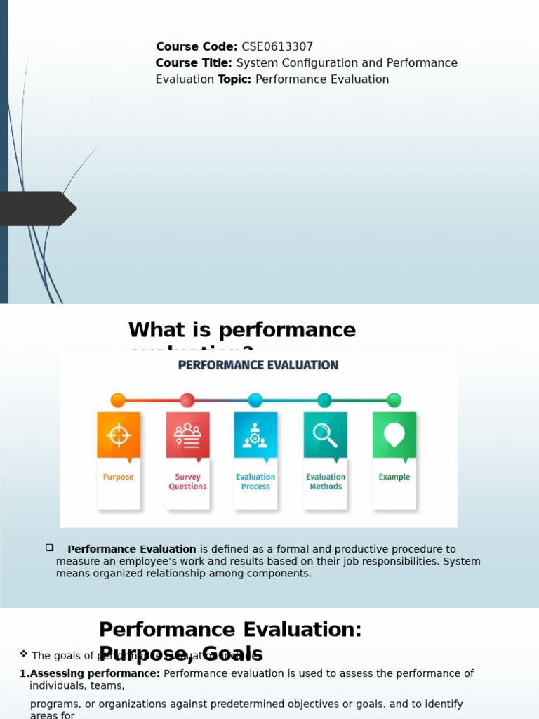 Performance Evalution | PDF | Performance Appraisal | Evaluation