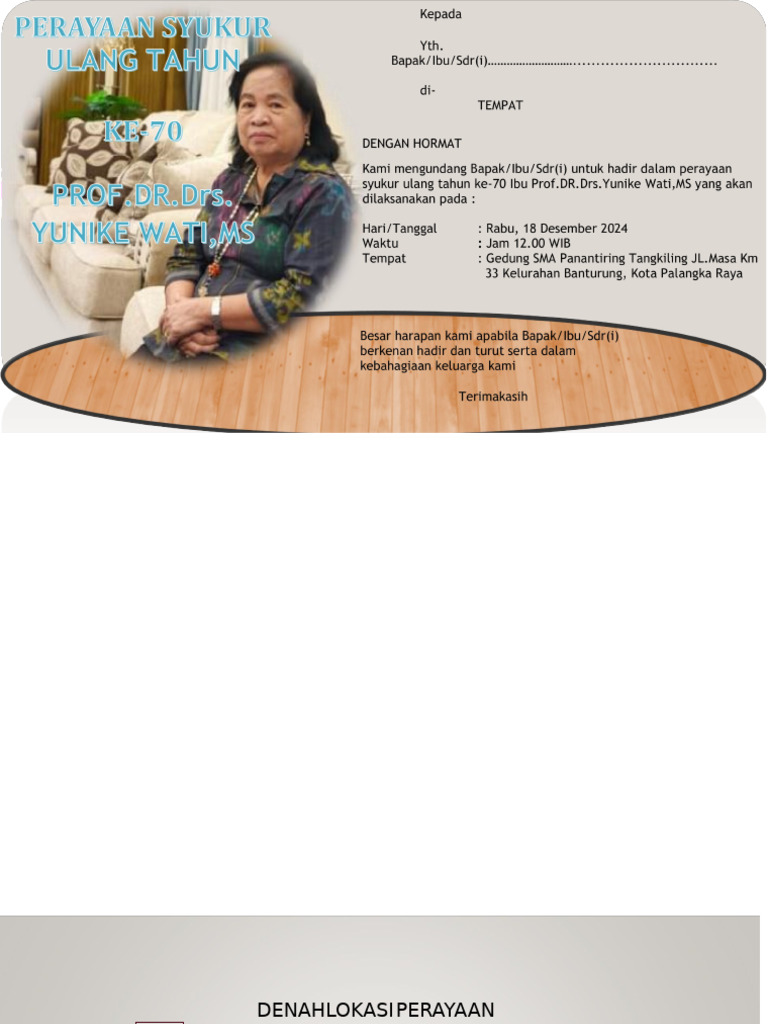Undangan Natal Padang | PDF