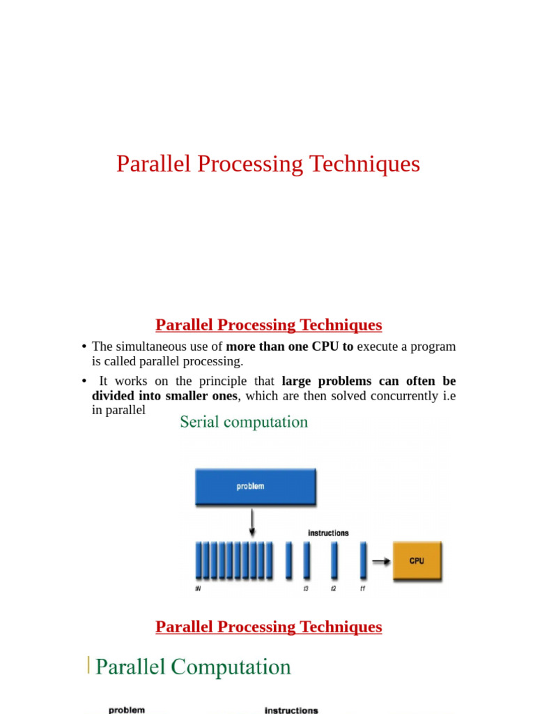 Parallelism (ILP and TLP) | PDF | Parallel Computing | Central Processing Unit