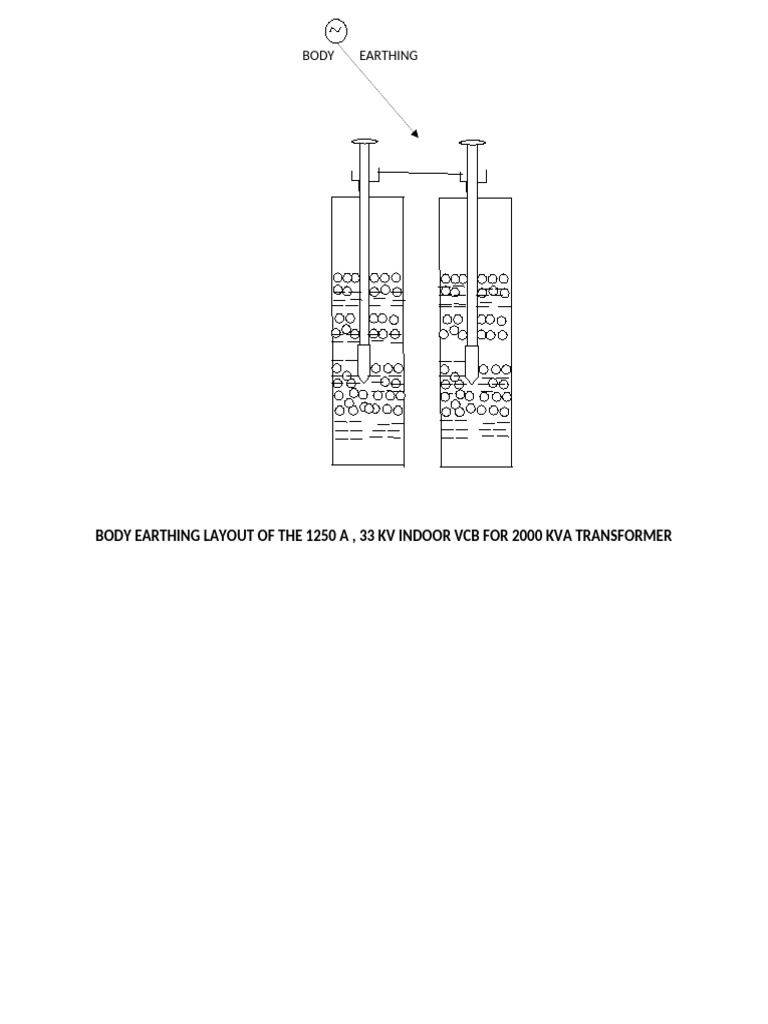 Body Earthing Layout for HT VCB of 2000 KVA Transformer | PDF
