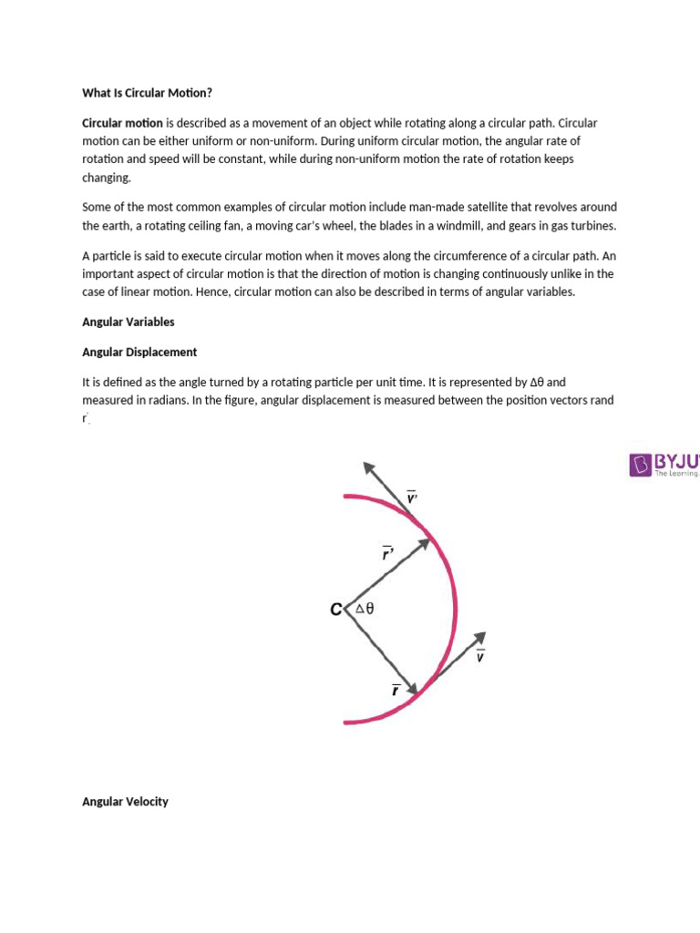 Understanding Circular Motion Concepts | PDF | Acceleration | Force