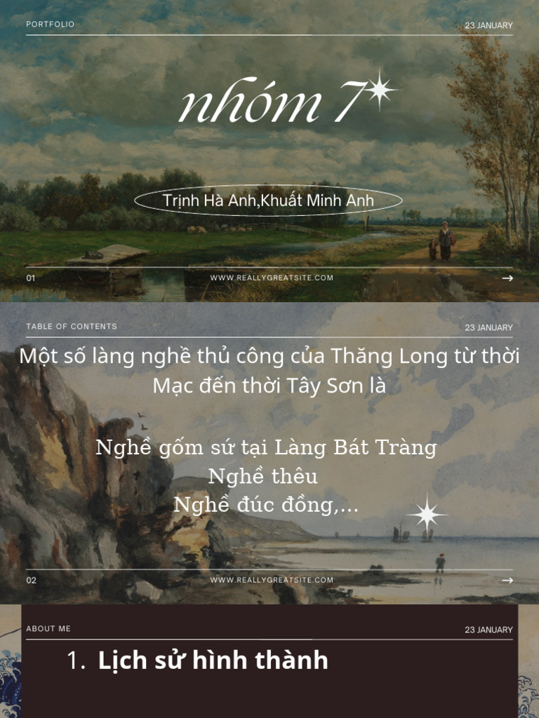 Brown Vintage Minimalist Animated Artist Portfolio Presentation | PDF