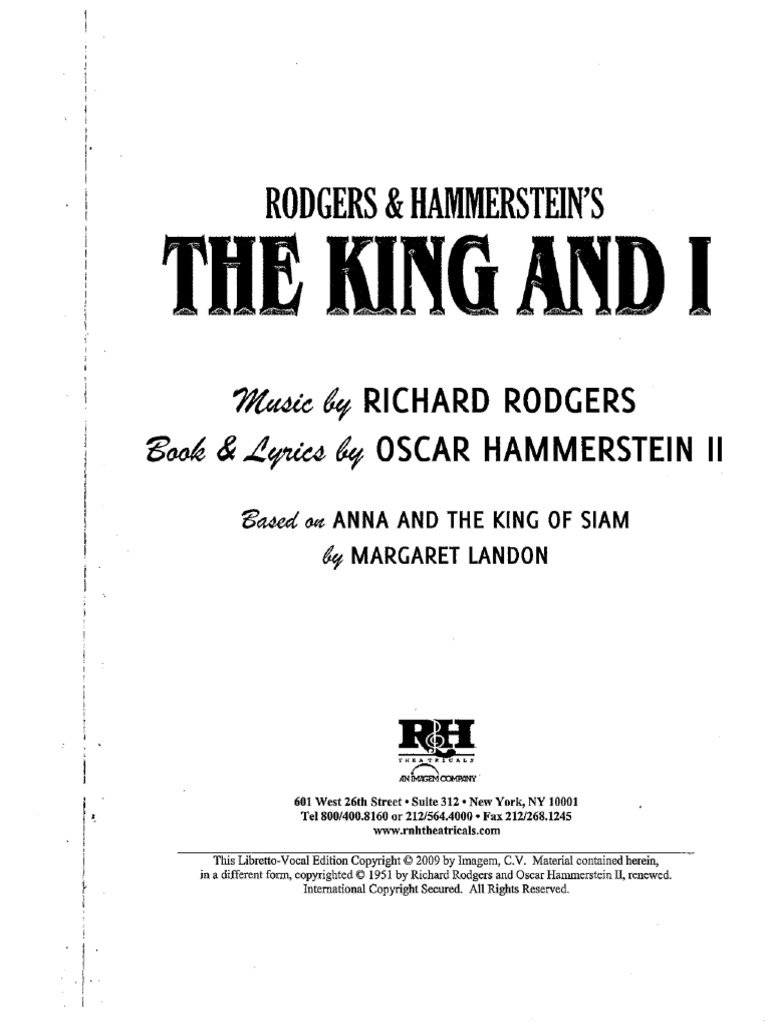 The King and I | PDF