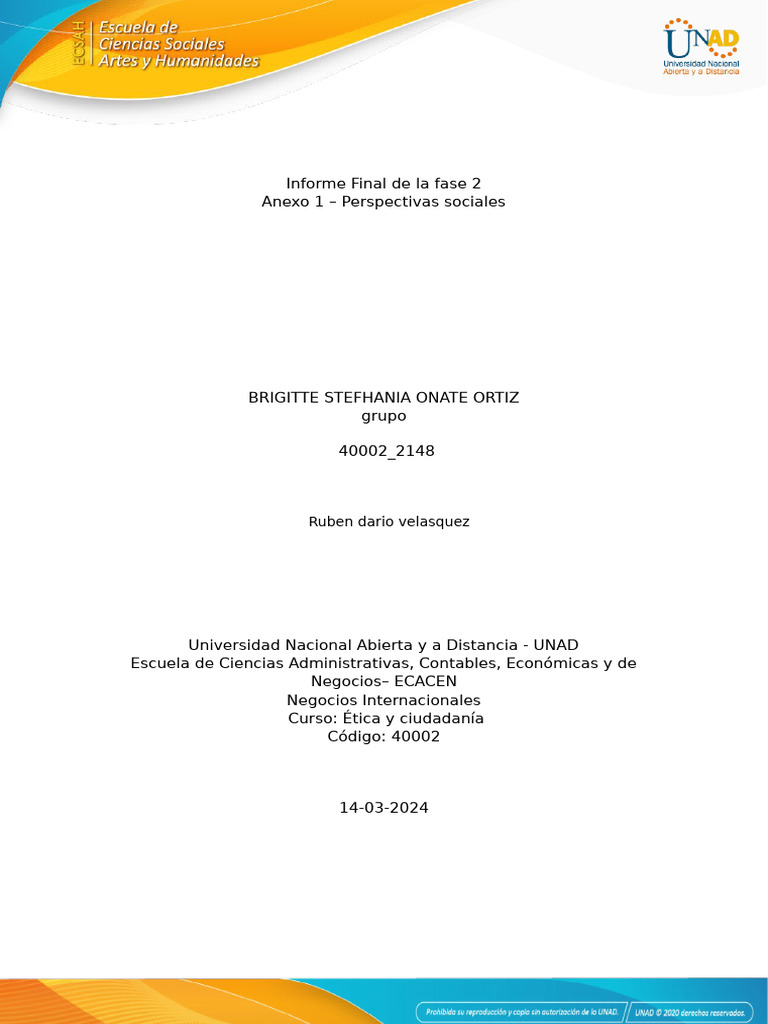 Anexo 1 Perspectivas Sociales | PDF | Trabajo Social | Compasión