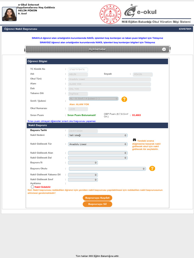 E Okul Uygulamaları | PDF