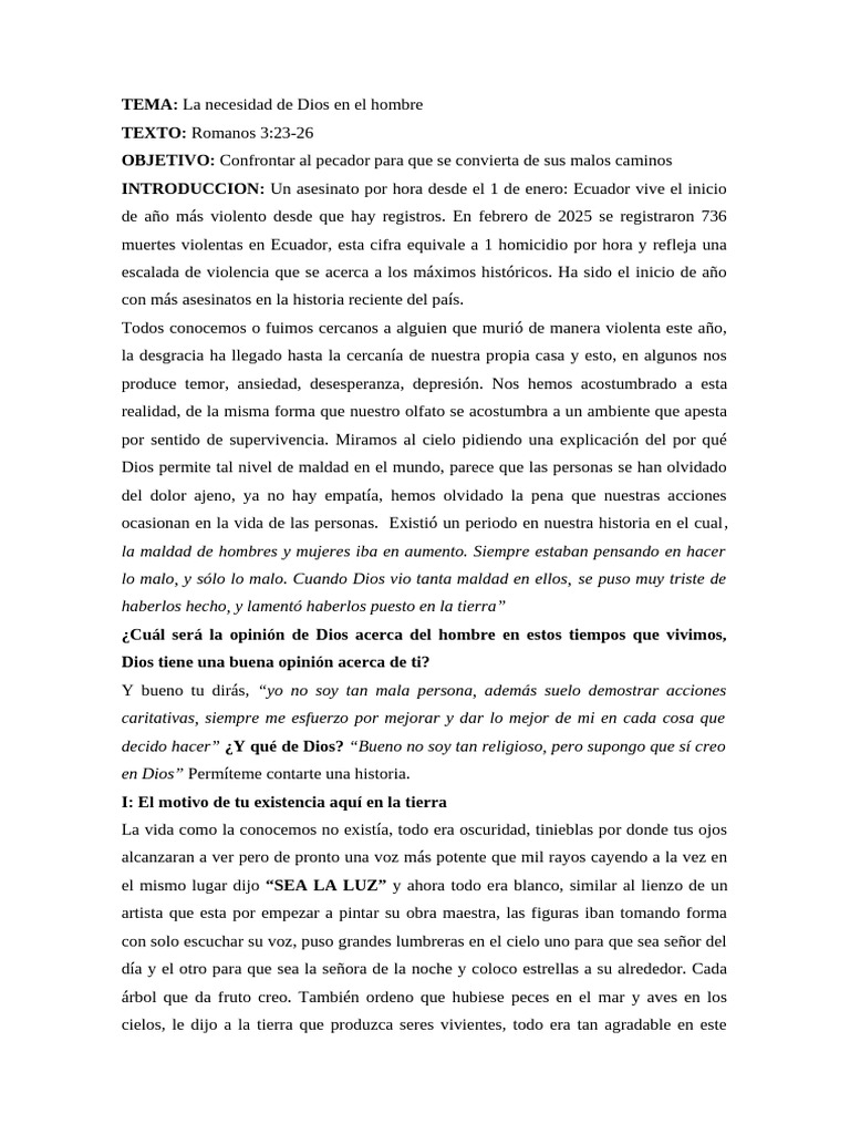 TEMA | PDF | Pecado | Mal