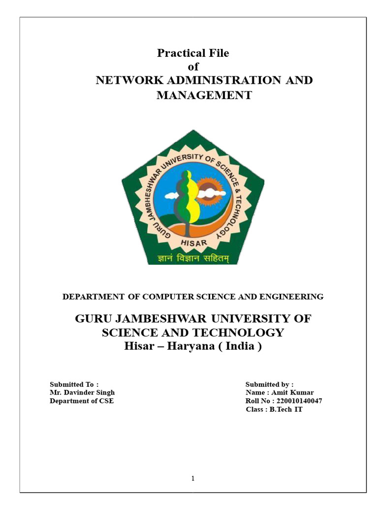 Amit Nam | PDF | Computer Network | Routing