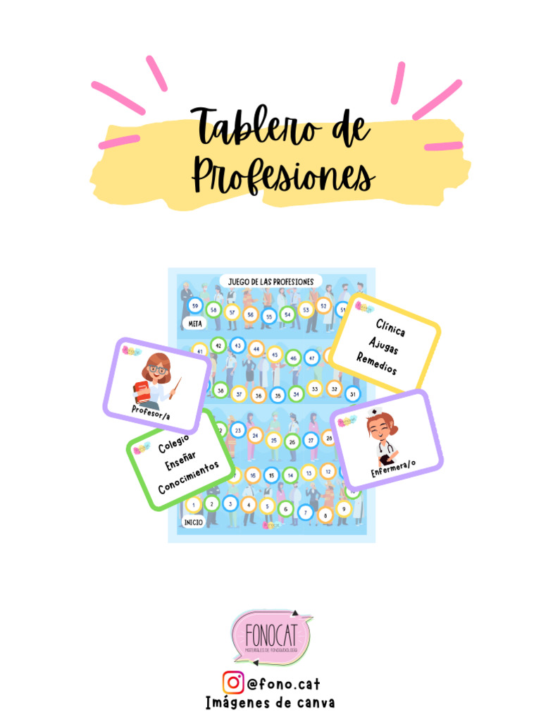 Juego de Profesiones en Equipo | PDF