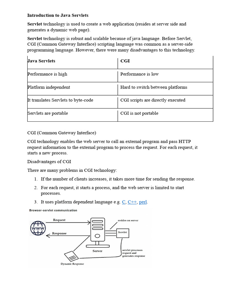 Introduction to Java Servlets | PDF | Java Platform | Computer Science
