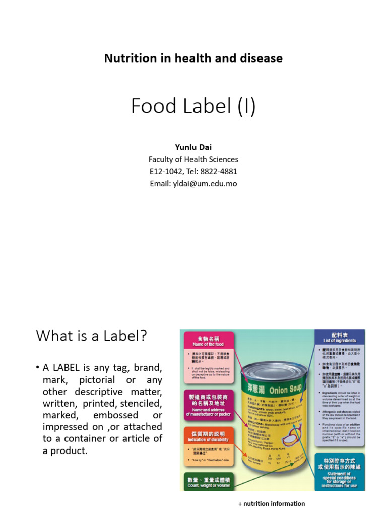 Essential Guide to Food Labeling | PDF | Food Energy | Nutrition Facts ...