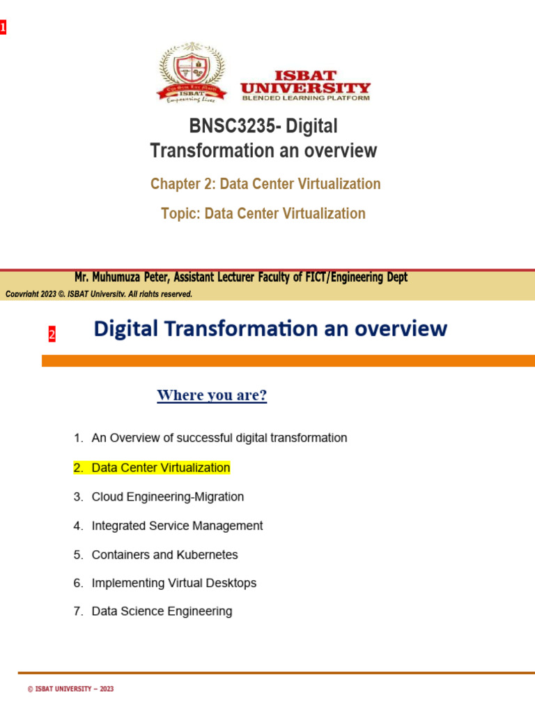 Data Center Virtualization Overview | PDF | Virtualization | Data Center