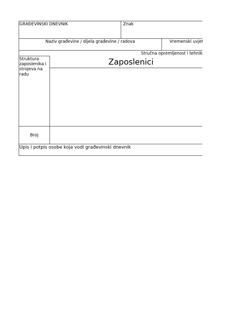 Gradjevinski_dnevnik[2] | PDF