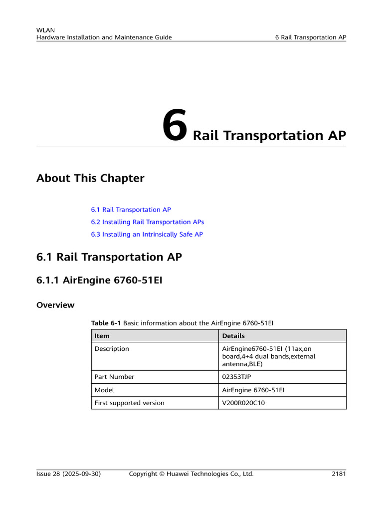 01-06 Rail Transportation AP | PDF | Ieee 802.11 | Wireless